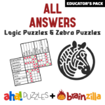Zebra Puzzles Answers from Brainzilla – Aha! Printables