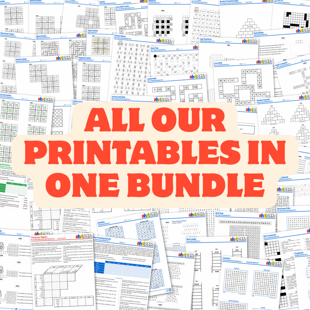 All-In-One Bundle – Aha! Printables