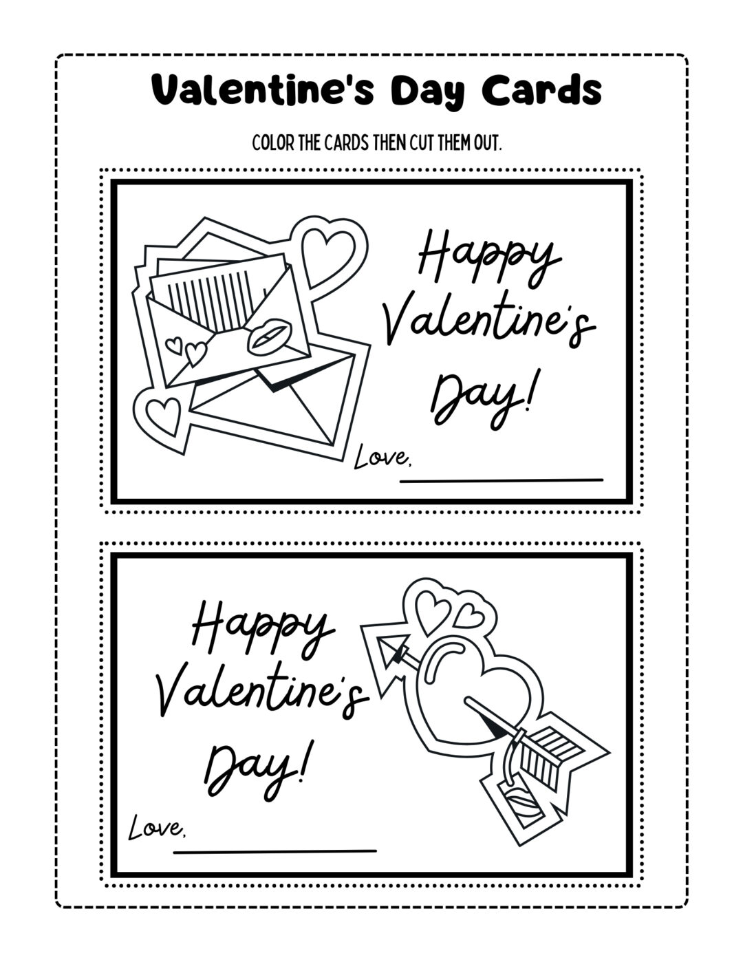 Valentine’s Day Activity Book for Kids – Aha! Printables