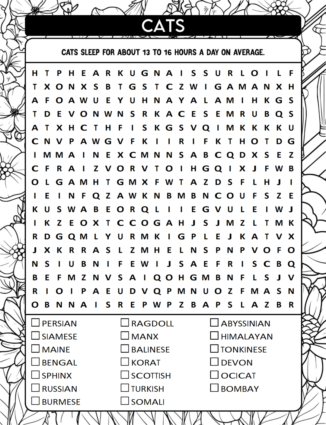 Word Search Activity Book for Seniors – Aha! Printables