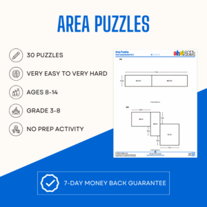 Area Puzzles – Aha! Printables